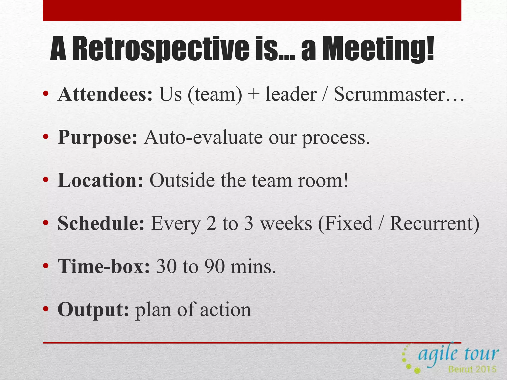 Retrospectives for Agile and Non-Agile Teams | PPTX