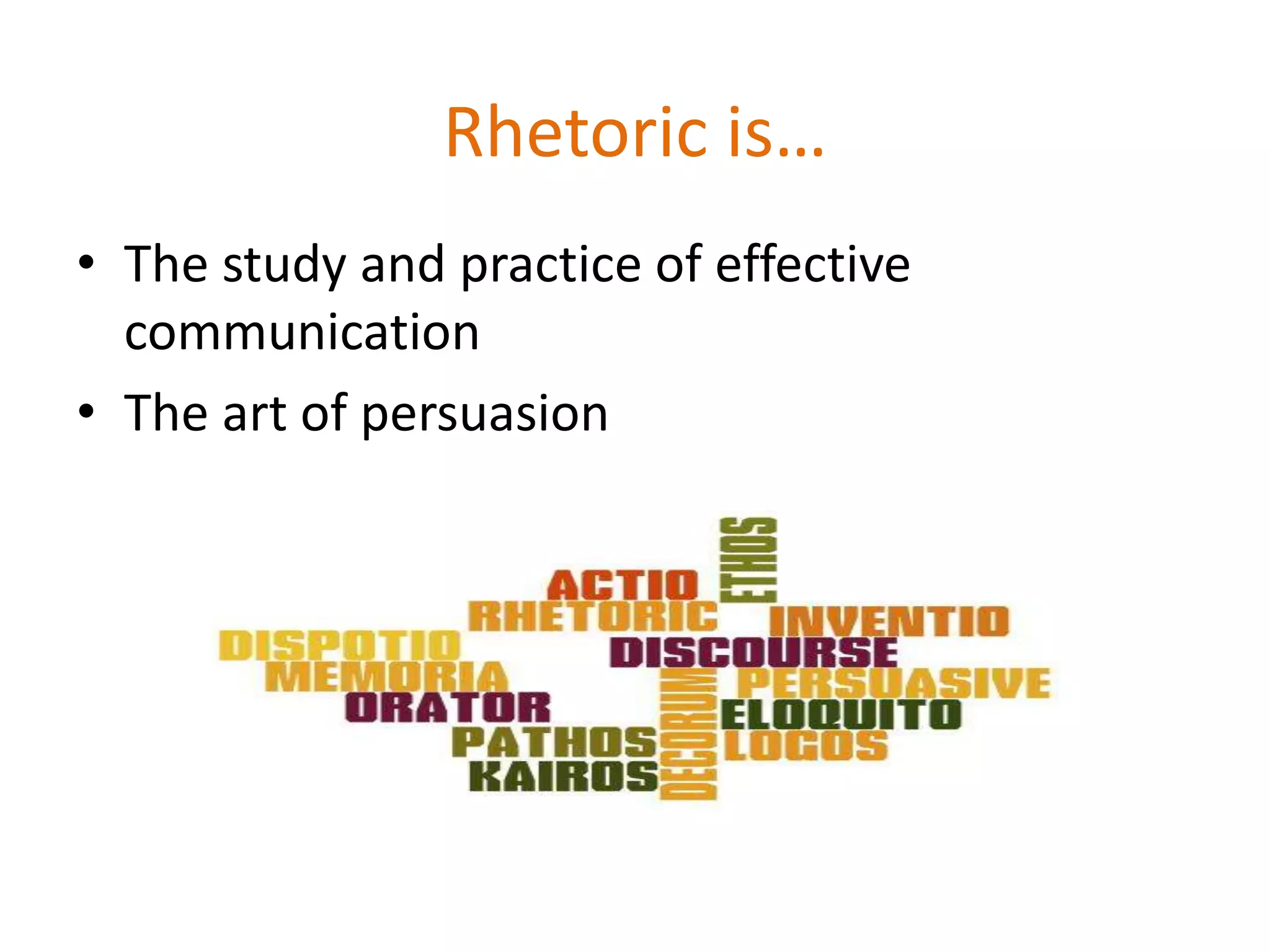 The art of_rhetoric | PPTX