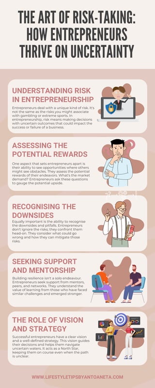 The Art of Risk-Taking How Entrepreneurs Thrive on Uncertainty | PDF