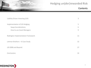 The Art of Risk Management- Hedging Un(der)rewarded Risk | PDF
