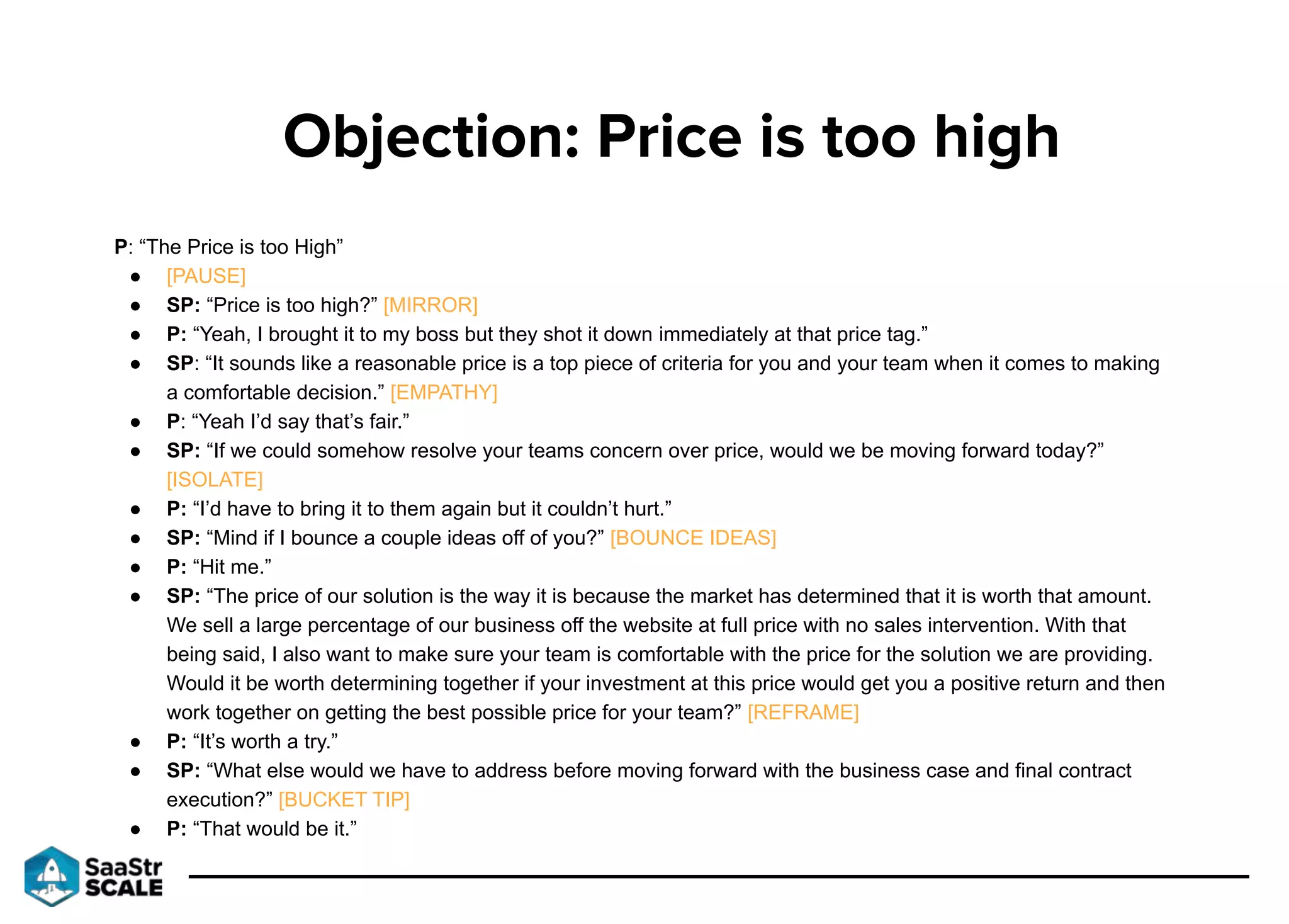 The art of saa s negotiations 3 steps to develop an objection handling ...
