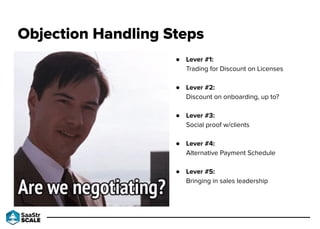 The art of saa s negotiations 3 steps to develop an objection handling ...