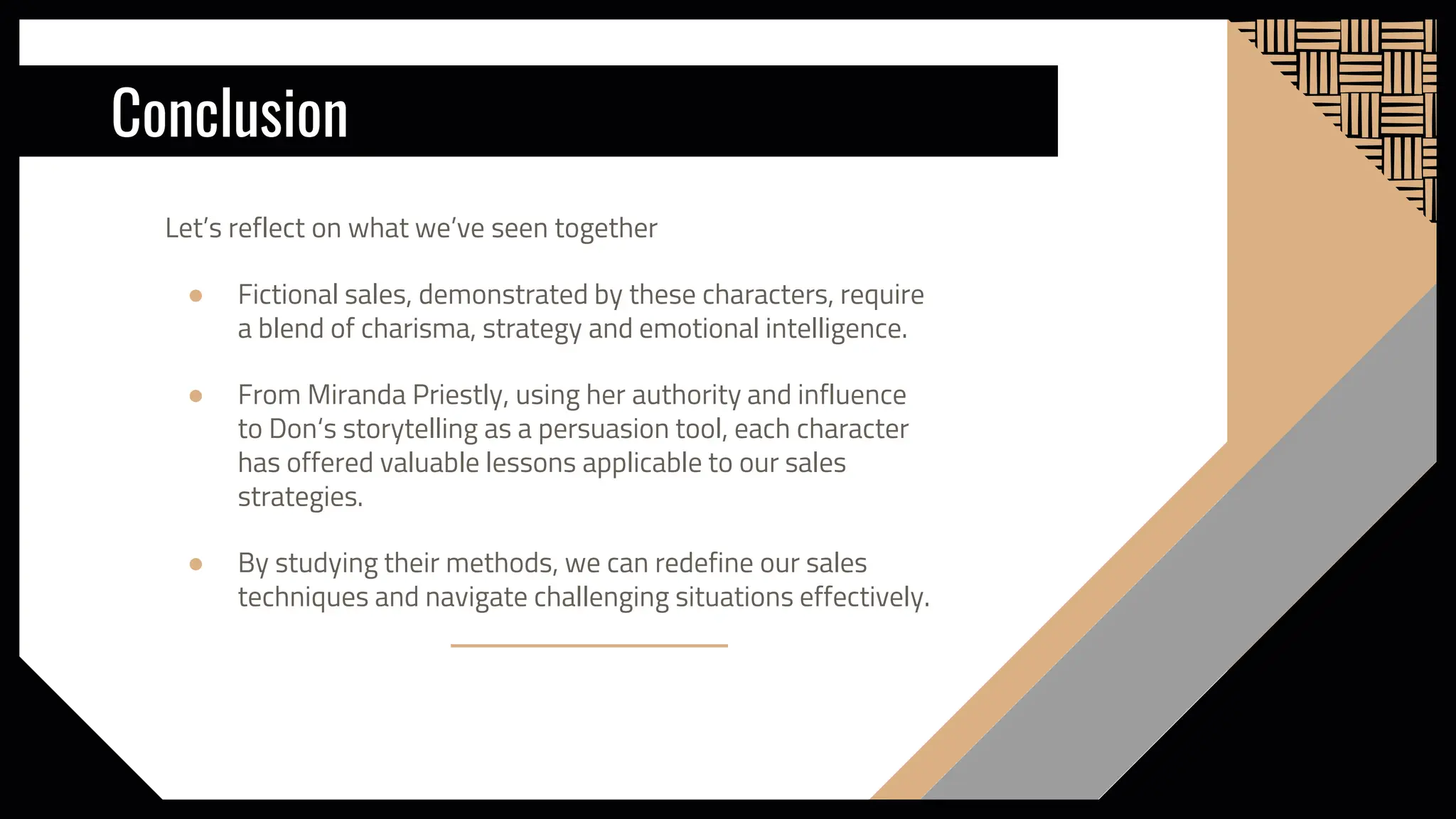 The Art of sales from fictional characters. | PPTX | Sales | Business