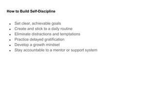 The Art of Self-Discipline -How to Stay Focused and Achieve Your Goals ...