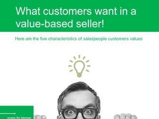 The art of selling value | PPT