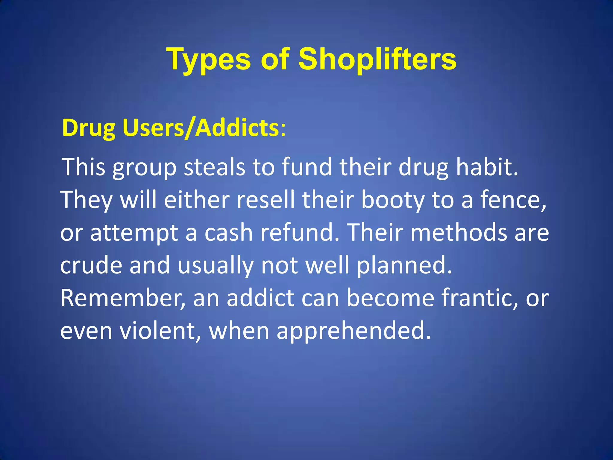 The art of shoplifting | PPTX