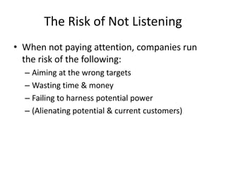 The Art of Social Media Listening | PPTX
