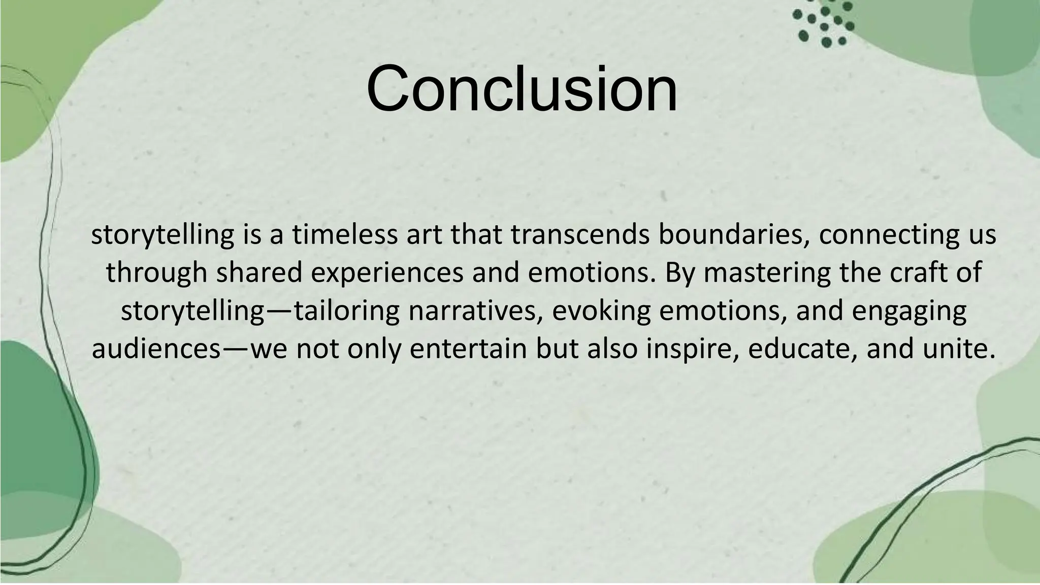 The art of story telling that must be follow | PDF