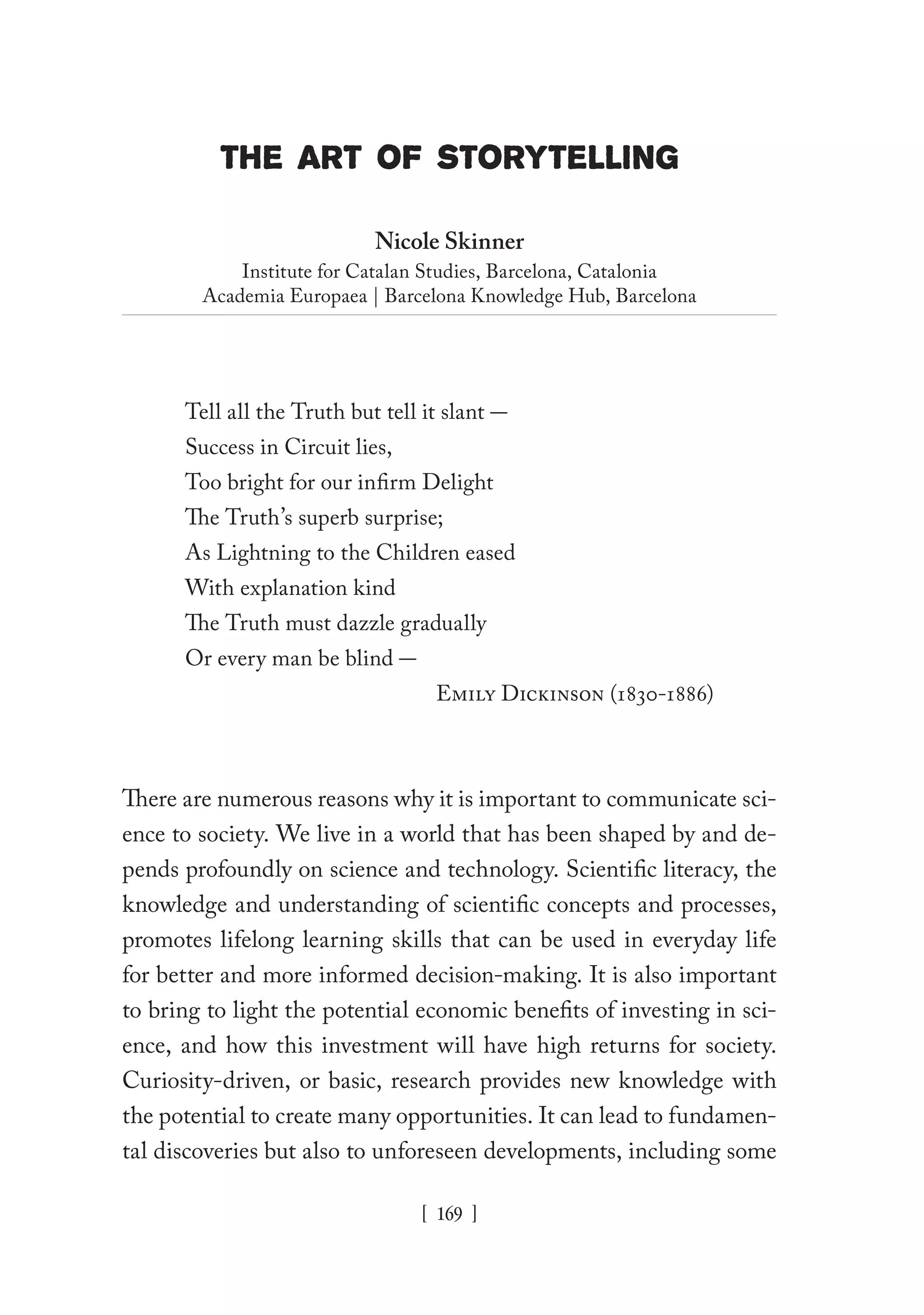 The art of storytelling | PDF