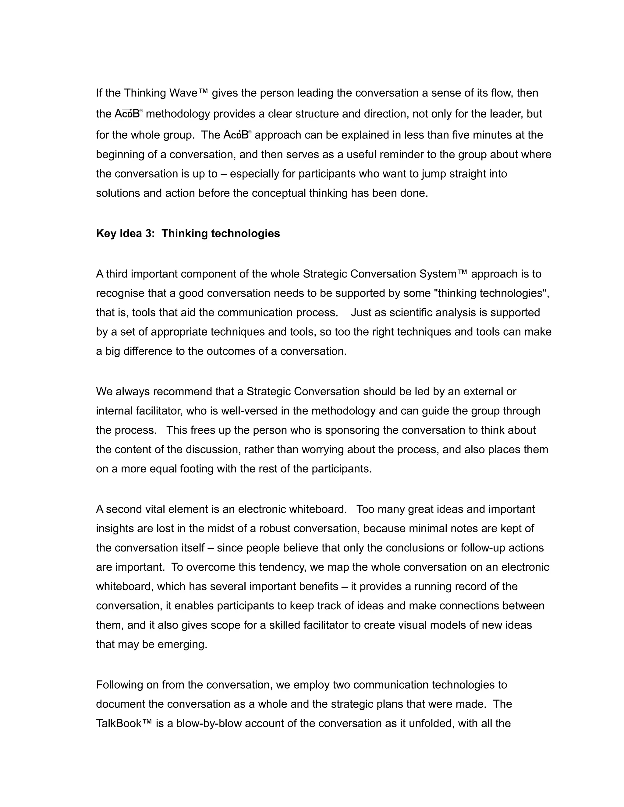 The art of strategic conversation | RTF