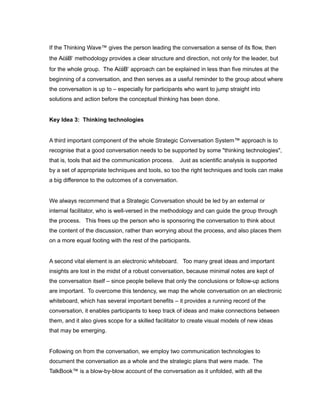 The art of strategic conversation | RTF