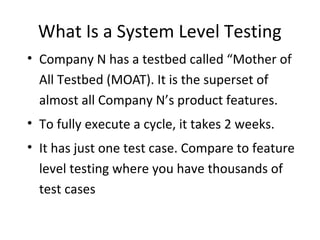 The art of system and solution testing | PPT | Operating Systems ...