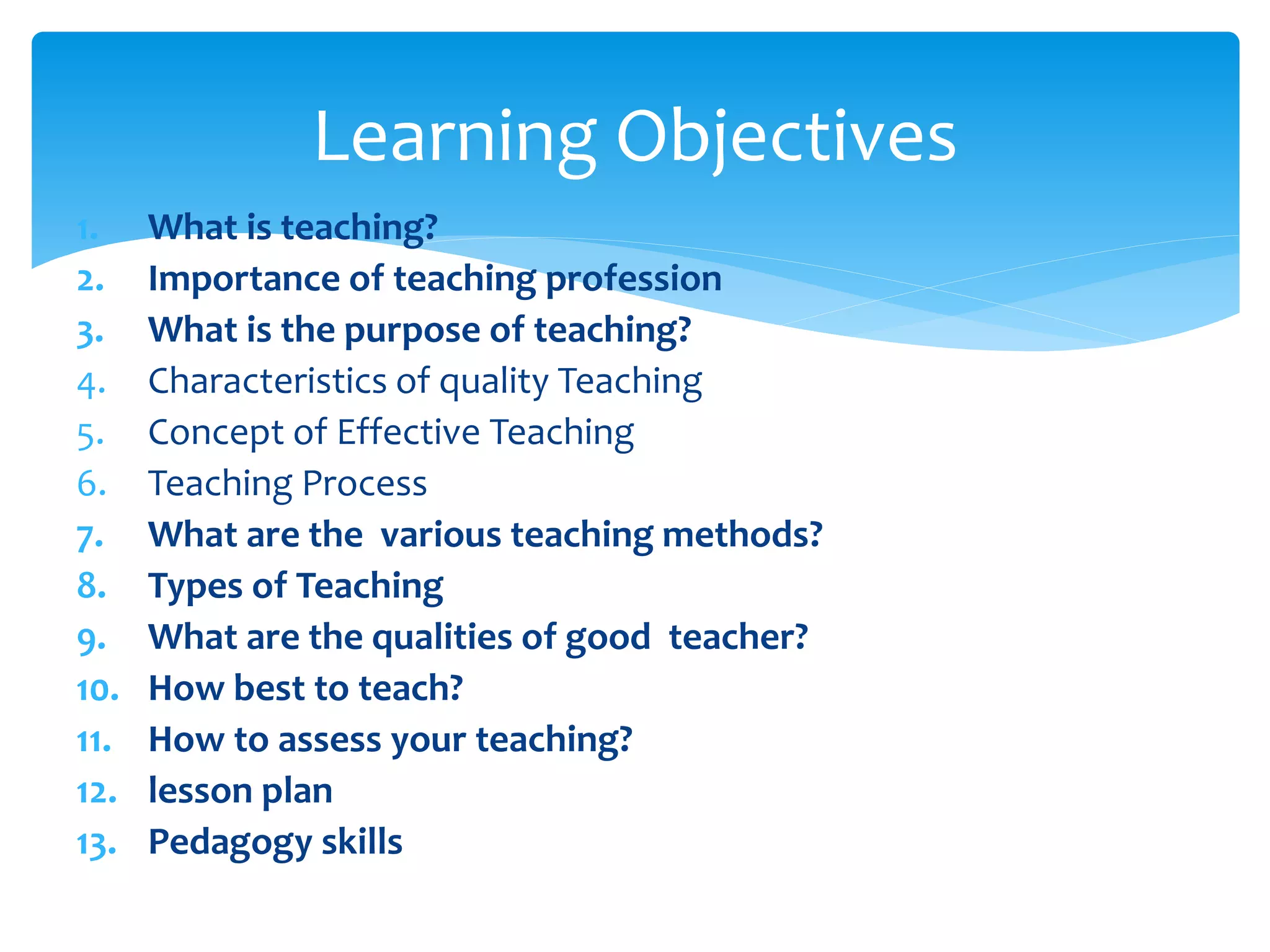 The art of teaching | PPTX