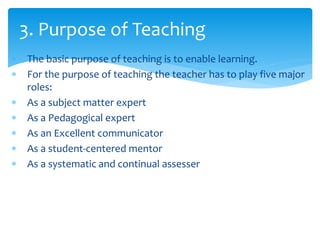 The art of teaching | PPTX