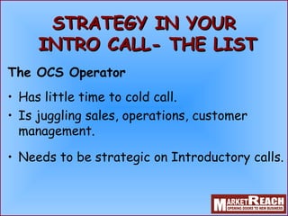 The art of_the_introductory_call | PPT | Phone Services | Home Utilities