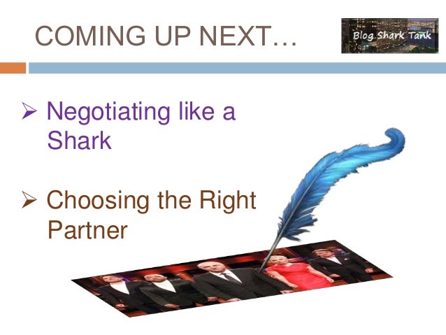 The Art of Giving a Successful Shark Tank Pitch