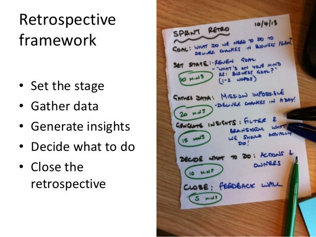 The Art of the Retrospective: How to run an awesome retrospective mee…