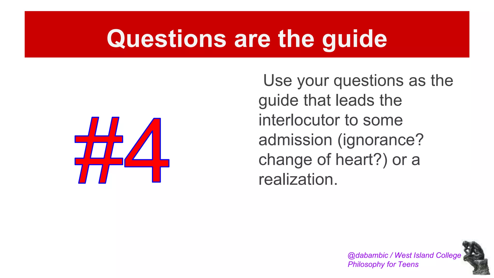 The Art of the Socratic Conversation | PPTX