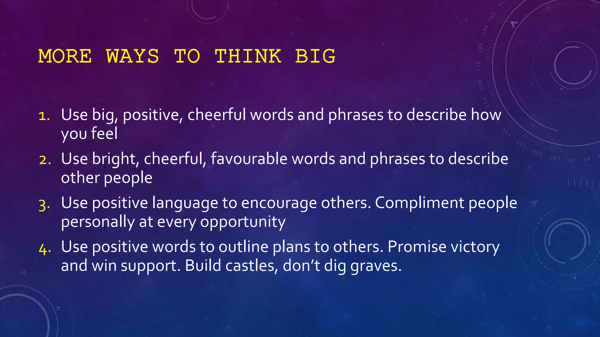 The art of thinking big | PPT
