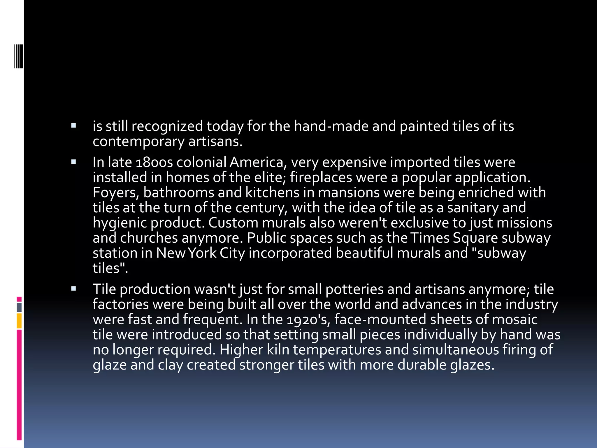 The art of tile | PPTX