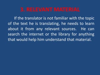 Introduction to Translation | PPT