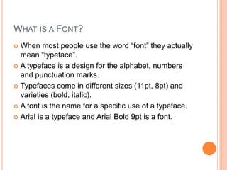 The Art Of Typography | PPTX
