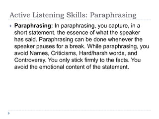 The art of verbal communication | PPTX | Technology & Computing