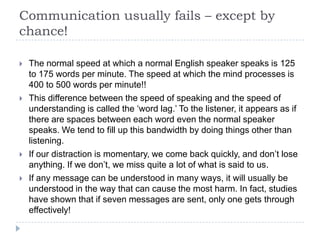 The art of verbal communication | PPTX | Technology & Computing