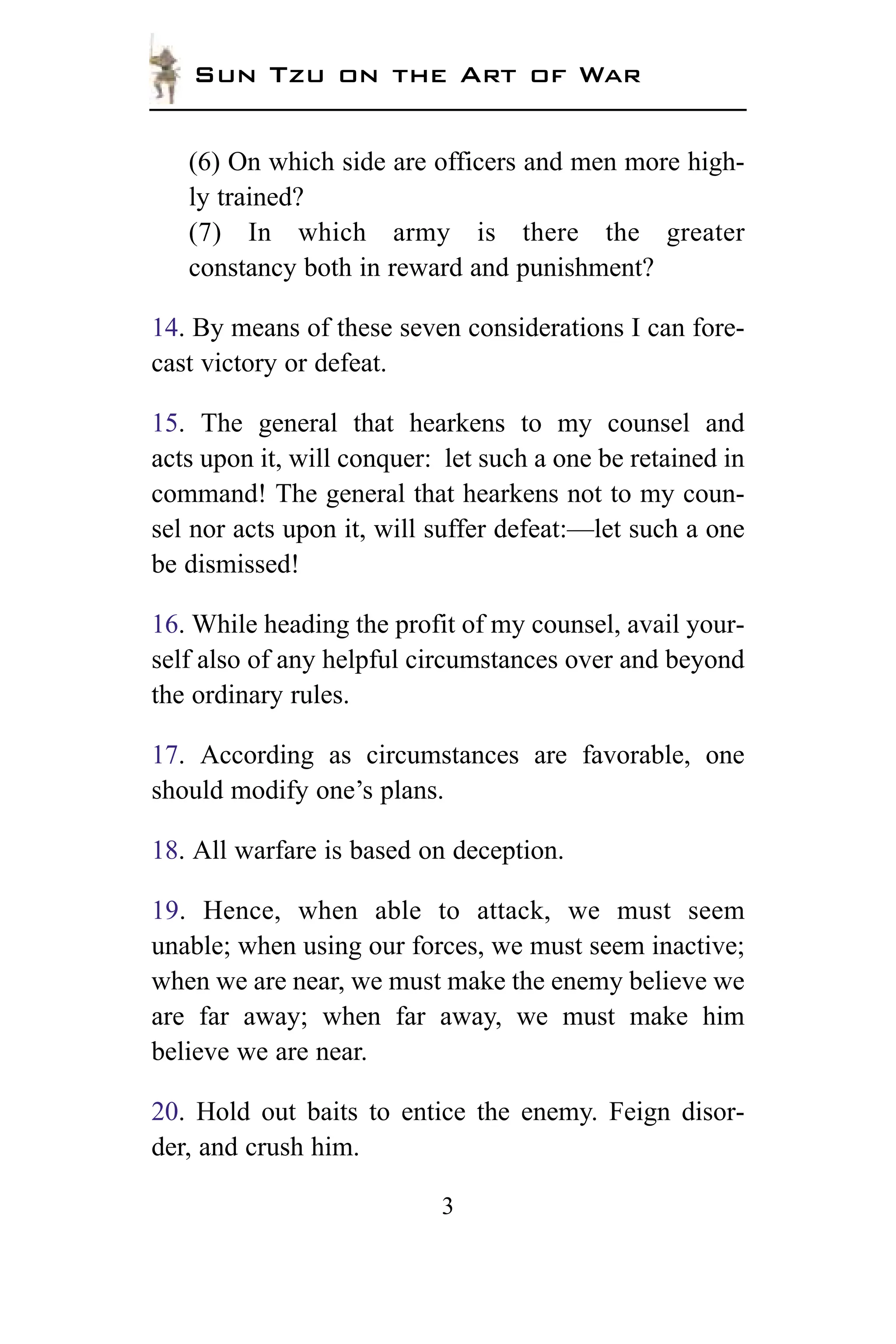 Sun Tzu • Arte da Guerra • The Art of War | PDF