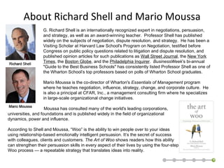 The Art Of Woo | PPT