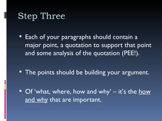The art of writing an essay | PPT