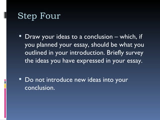 The art of writing an essay | PPT