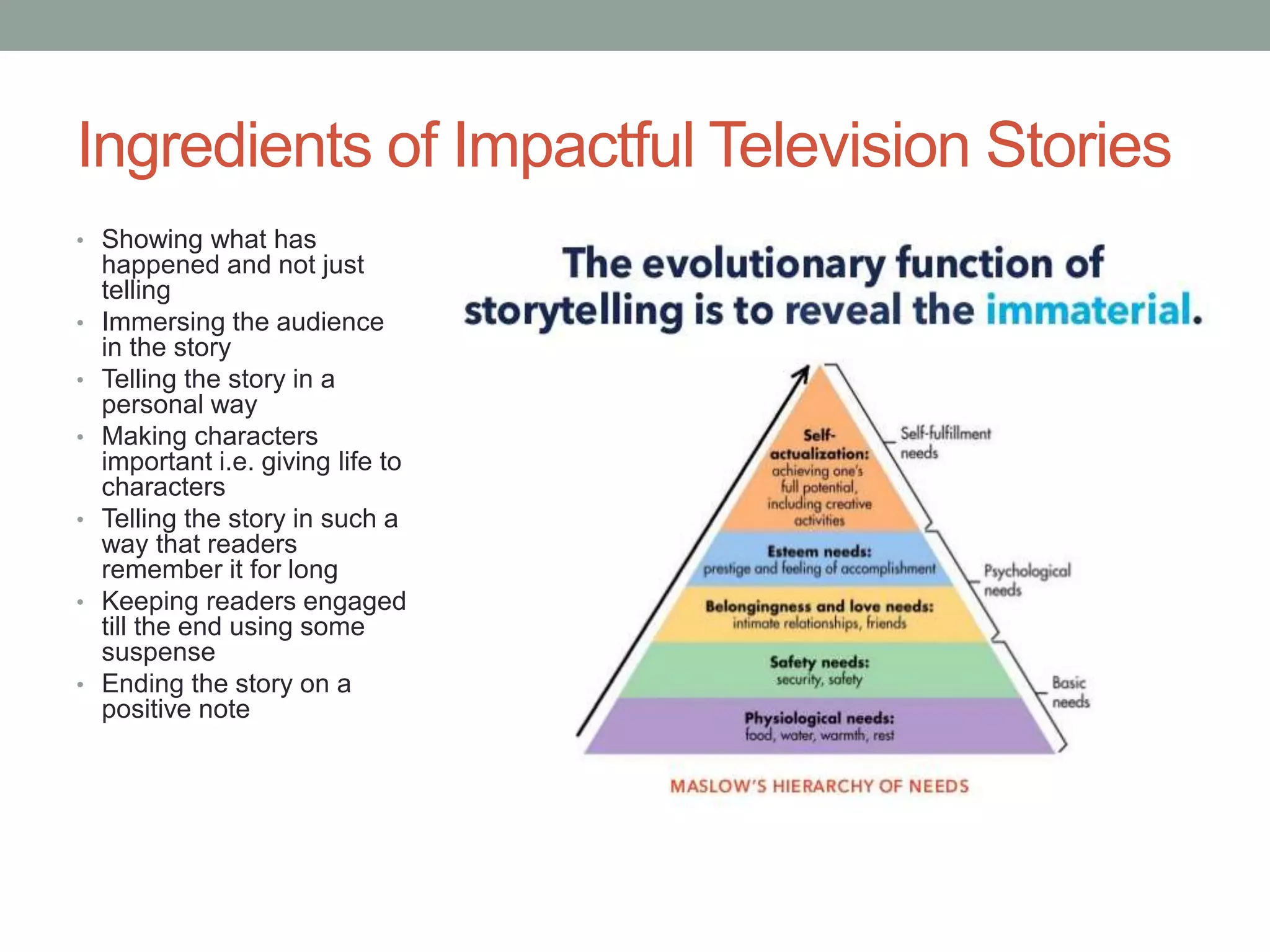 Art of writing impactful stories | PPTX