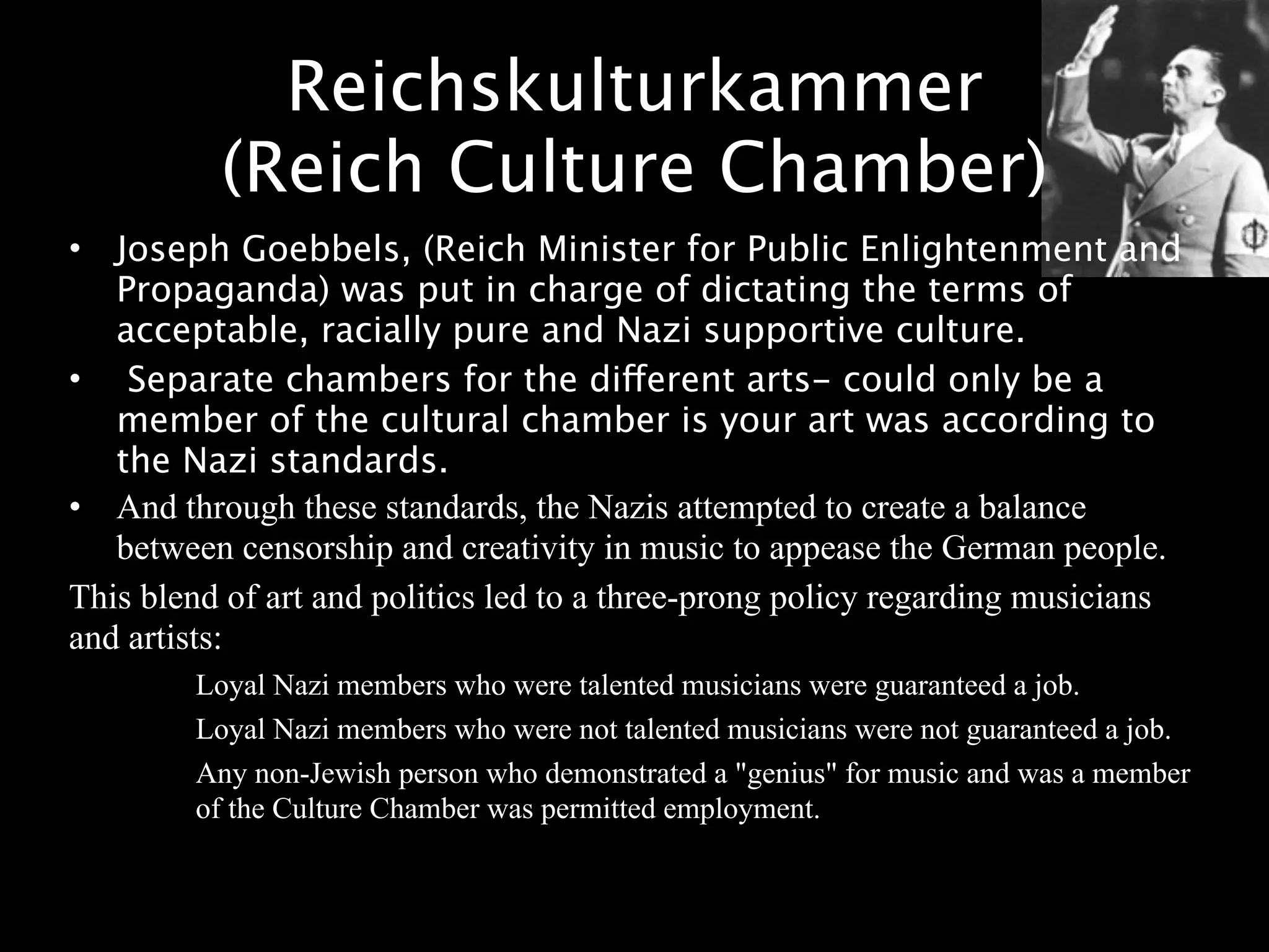 The Arts In Nazi Germany | KEY