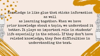 Importance of Knowledge In Learning | PDF