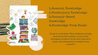 Importance of Knowledge In Learning | PDF