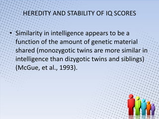 The assessment of intelligence | PPT