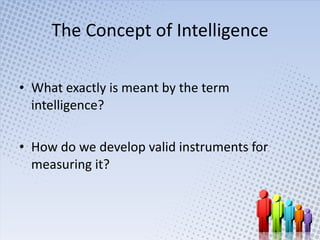 The assessment of intelligence | PPT