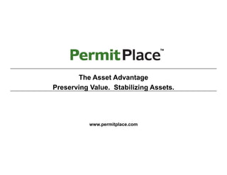 Permit Place Asset Advantage | PDF | Developmental Sites | Real Estate