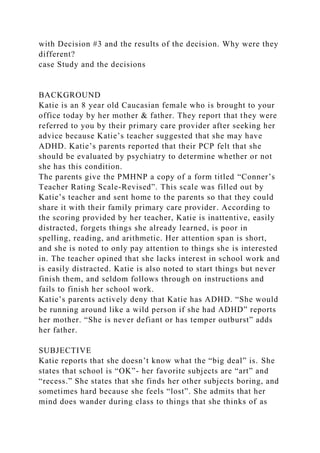 The AssignmentExamine Case Study A Young Caucasian Girl With AD.docx