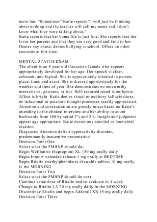 The AssignmentExamine Case Study A Young Caucasian Girl With AD.docx