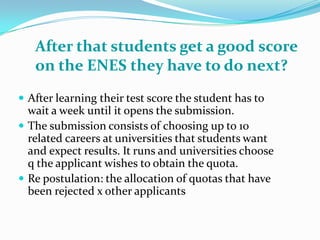 The assignment process of the Higher education por Gissela Davila | PPTX