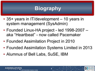 OSMC 2015 | The Assimilation Project by Alan Robertson | PPT