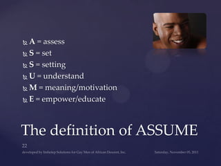 The assume model | PPTX