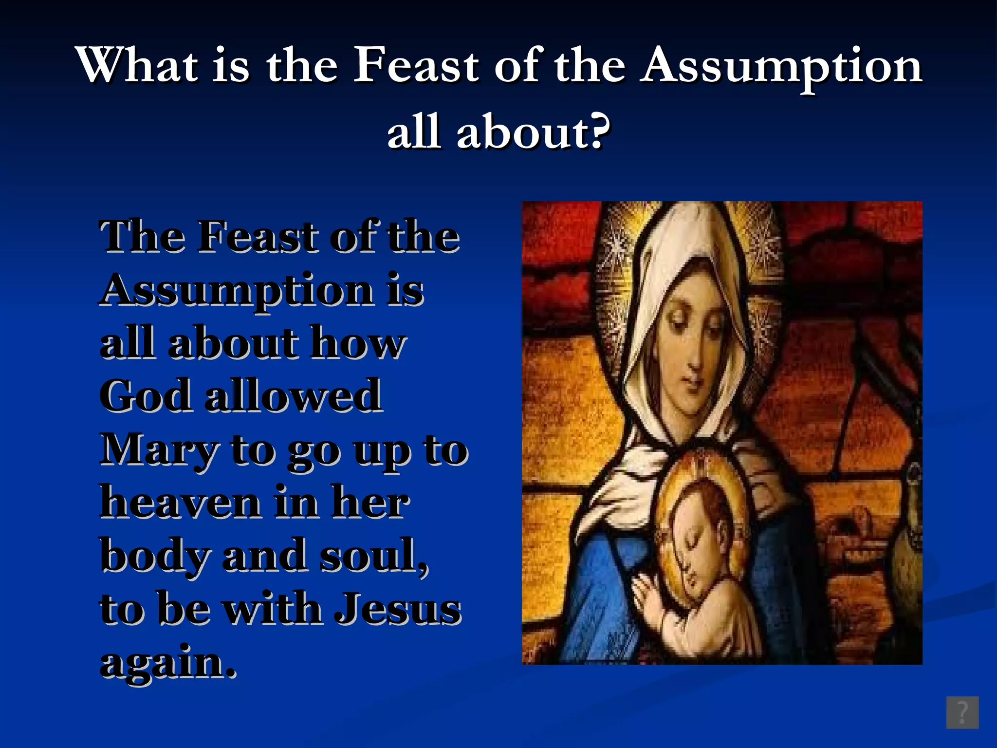 The Assumption of Mary | PPT