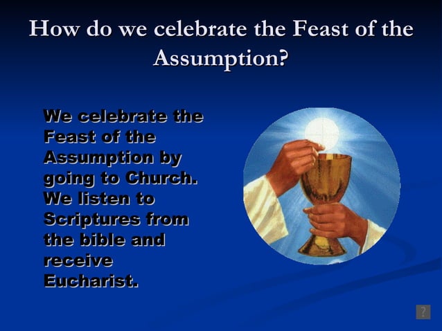 The Assumption of Mary | PPT | Christianity | Religion & Spirituality