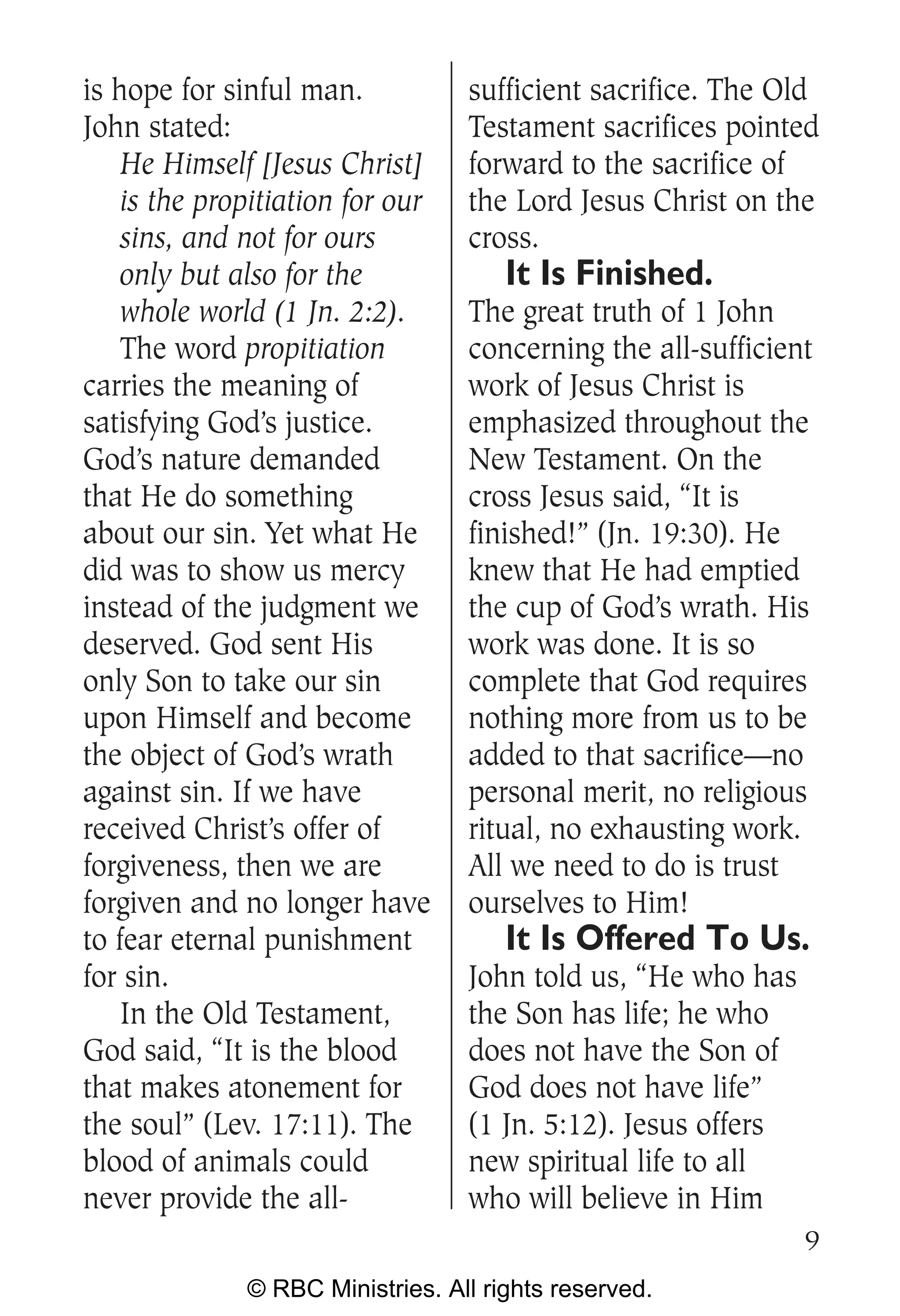 The Assurance Of Salvation | PDF