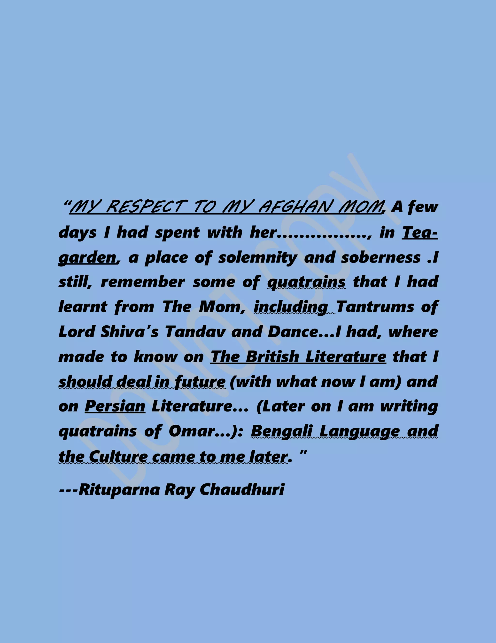 "The Astronomer-Poet of Persia and Percy Bysshe Shelley"~ Rituparna Ray ...