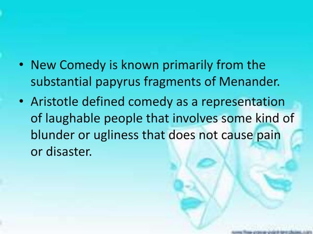 Theater Arts | PPTX | Comedy | Genres