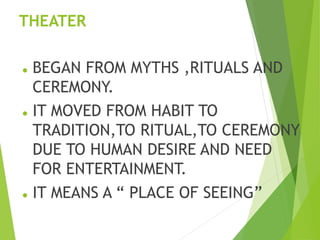 Theater Arts 9 | PPT